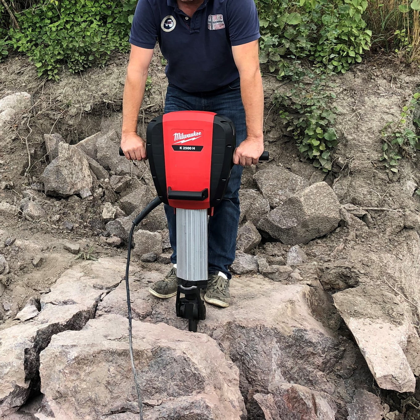 Stor pigghammer for gulv pigging